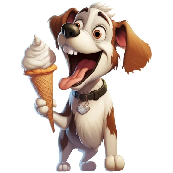 DOPASTICKER Cute Dog Car Sticker Dogs Sticker Phone Sticker, Latop ...