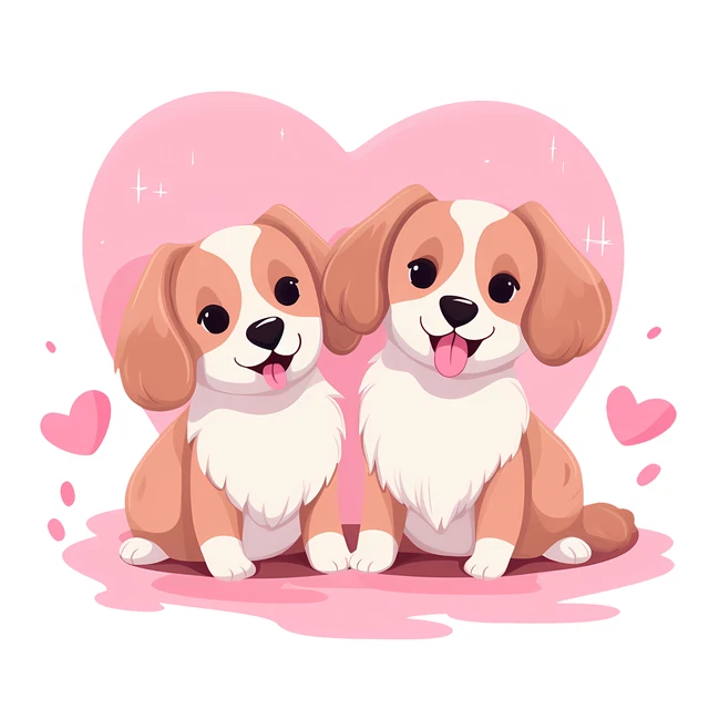 DOPASTICKER Cute Dogs Car Sticker Dogs Sticker Phone Sticker, Latop ...