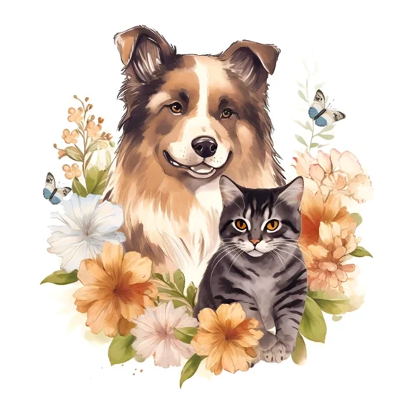 DOPASTICKER Cute Dogs Car Sticker Dogs Sticker Phone Sticker, Latop ...