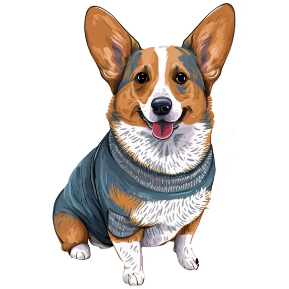 DOPASTICKER Cute Dogs Car Sticker Dogs Sticker Phone Sticker, Latop ...