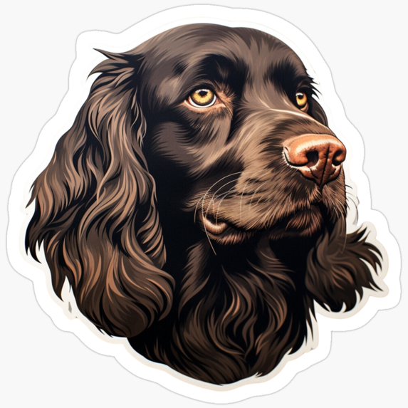 DOPASTICKER Cute Field Spaniel Mom Dad Guardian Angel Best Friend ...