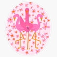 DOPASTICKER Cute Flamingo Floral Print Sticker, Phone Sticker Car ...