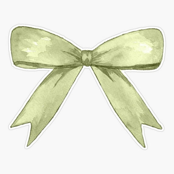 DOPASTICKER Cute Green Bow Sticker, Phone Sticker Car Sticker - Walmart.com