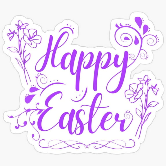 DOPASTICKER Cute Happy Egg Day Lineart Design Sticker Phone Sticker ...