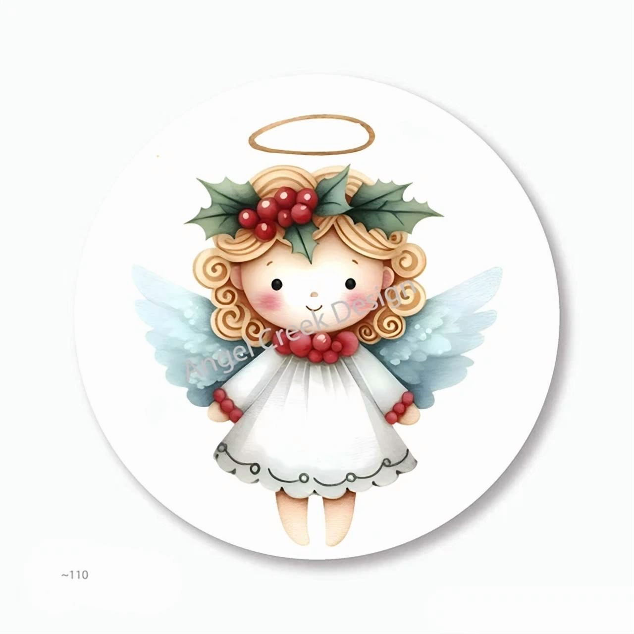 DOPASTICKER Cute Holiday Angel Chri.Stm.As Scrapbook Stickers Phone ...