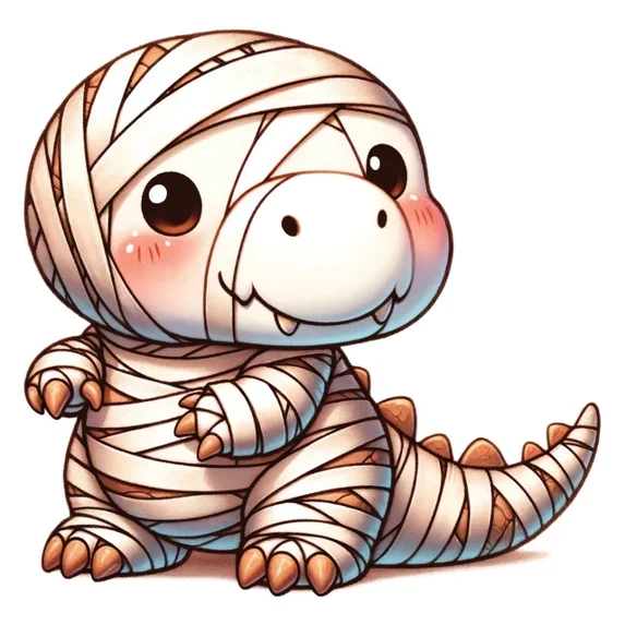 DOPASTICKER Cute Horror Dinosaur Car Sticker Motif Phone Sticker, Latop ...