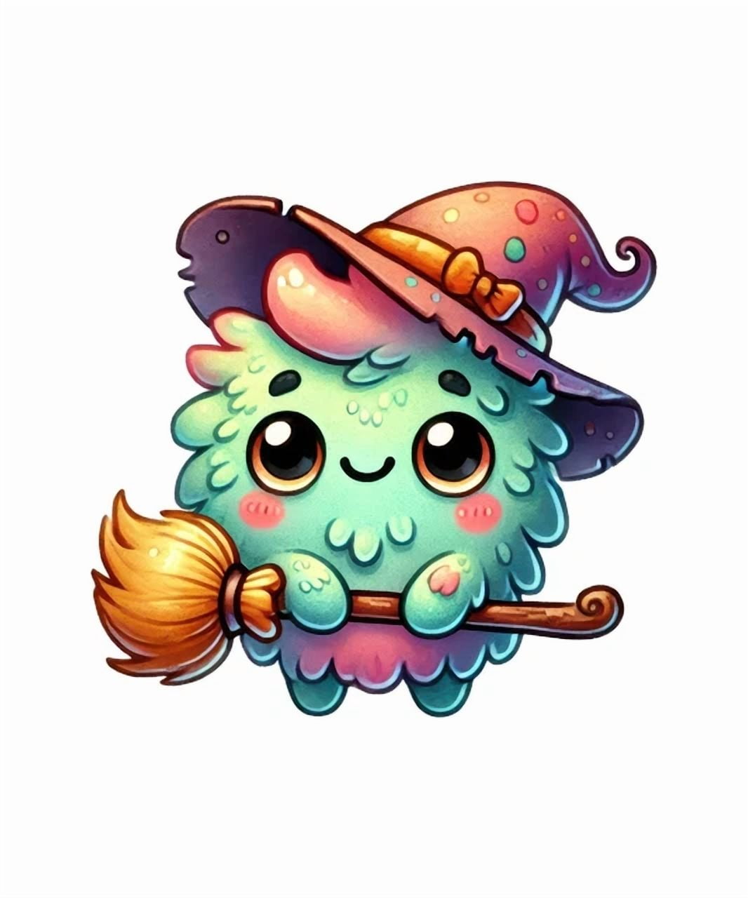 DOPASTICKER Cute Horror Monster Car Sticker Phone Sticker, Latop ...