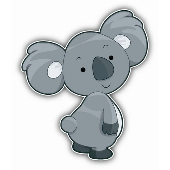 DOPASTICKER Cute Koala Sticker Decal Phone Decal Water Bottle Stickers ...
