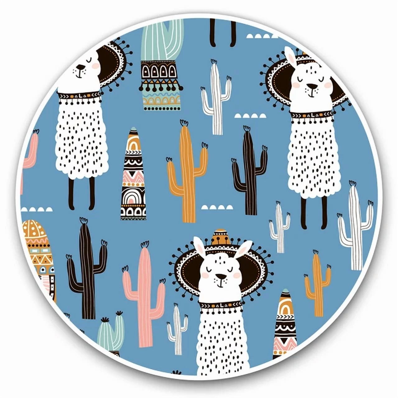 DOPASTICKER Cute Llama Alpaca Animals Fun Cool Gift Decorative Laptop ...