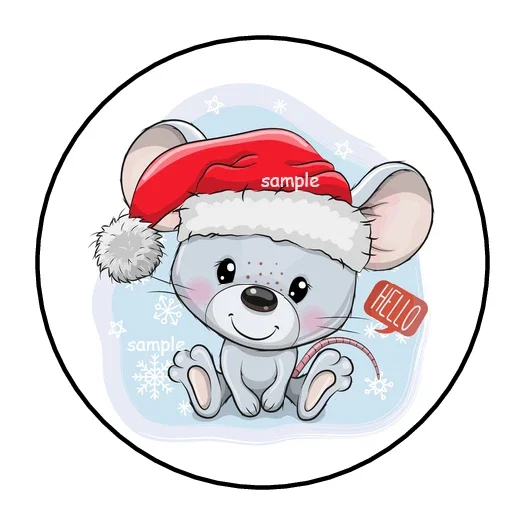 DOPASTICKER Cute Mouse Stickers Favors Phone Decal Water Bottle ...