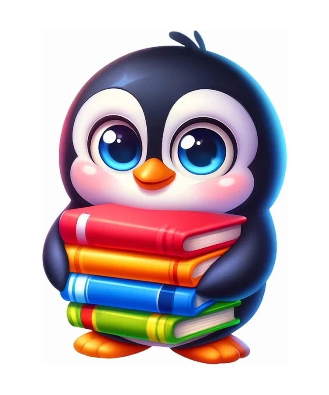 DOPASTICKER Cute Penguin Car Sticker Animal Print Phone Sticker, Latop ...