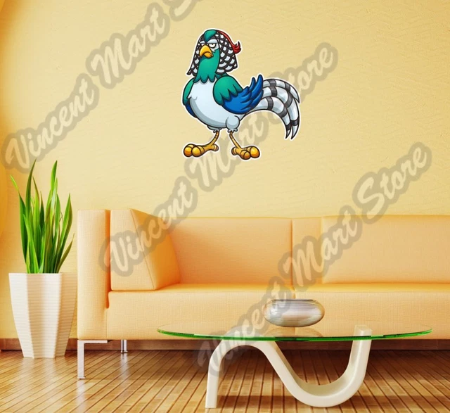 DOPASTICKER Cute Pheasant Bird Cartoon Gift Idea Wall Sticker Room ...