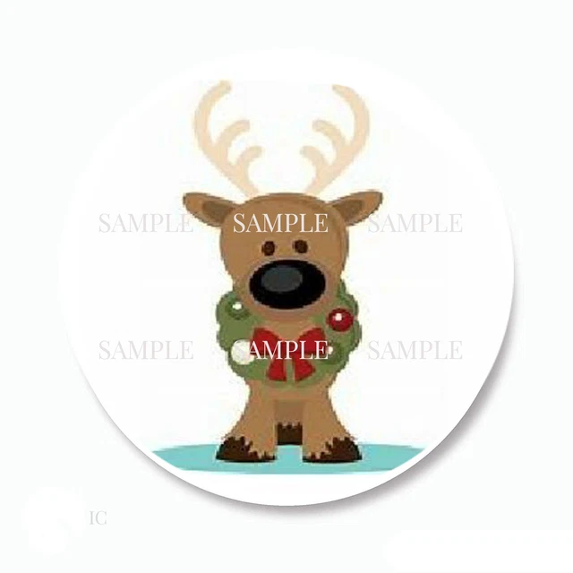 DOPASTICKER Cute Reindeer Chri.Stm.As Scrapbook Stickers Reindeer Phone ...