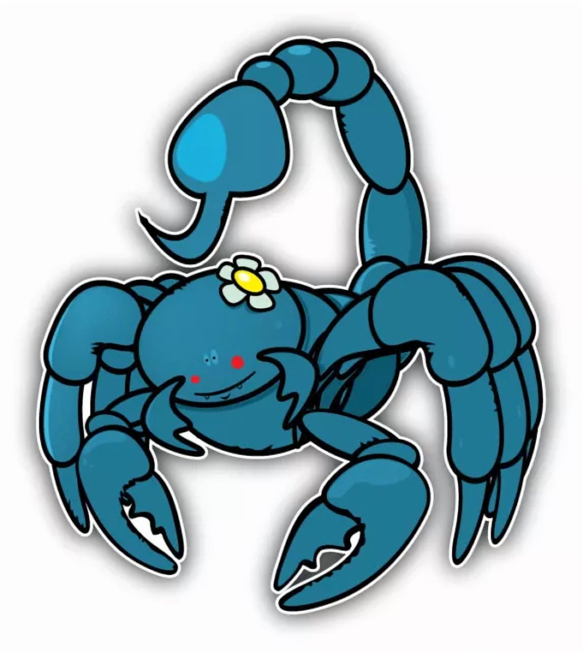 DOPASTICKER Cute Scorpio Sticker Decal Phone Decal Water Bottle ...