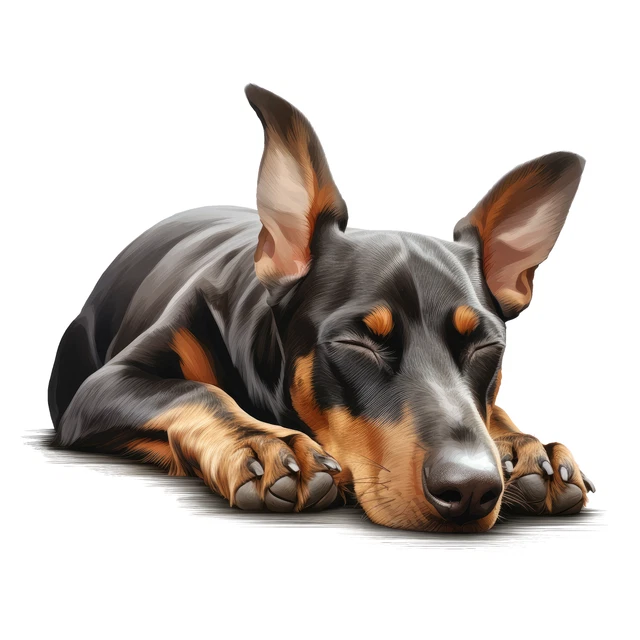 DOPASTICKER Cute Sleeping Dog Car Sticker Dog Sticker Phone Sticker ...