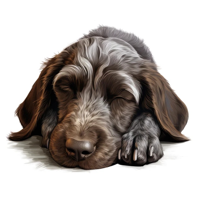 DOPASTICKER Cute Sleeping Dog Car Sticker Dog Sticker Phone Sticker ...
