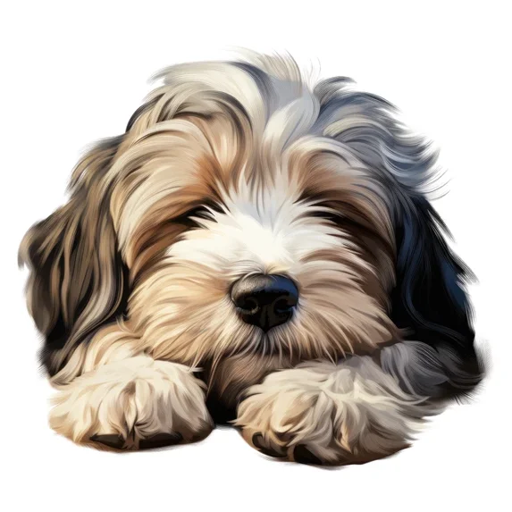 DOPASTICKER Cute Sleeping Dog Car Sticker Dog Sticker Phone Sticker ...