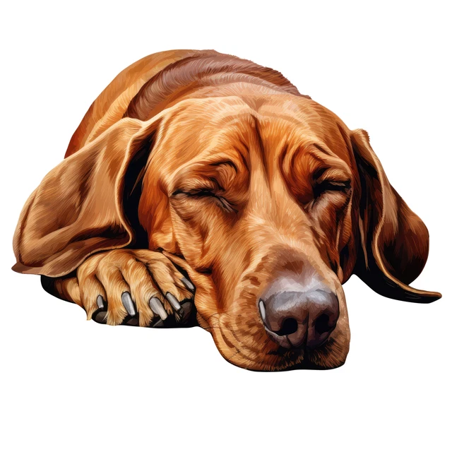 DOPASTICKER Cute Sleeping Dog Car Sticker Dogs Sticker Phone Sticker ...