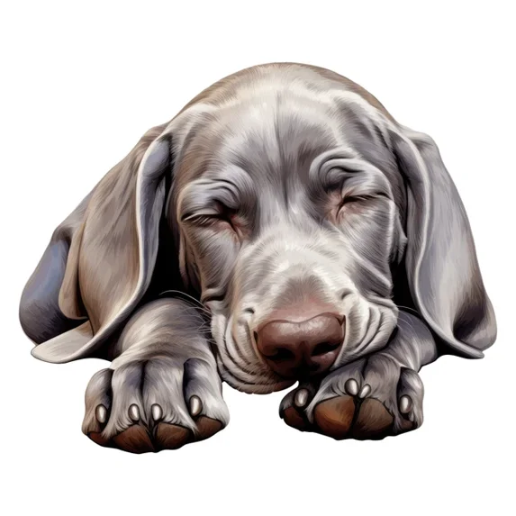 DOPASTICKER Cute Sleeping Dog Car Sticker Dogs Sticker Phone Sticker ...