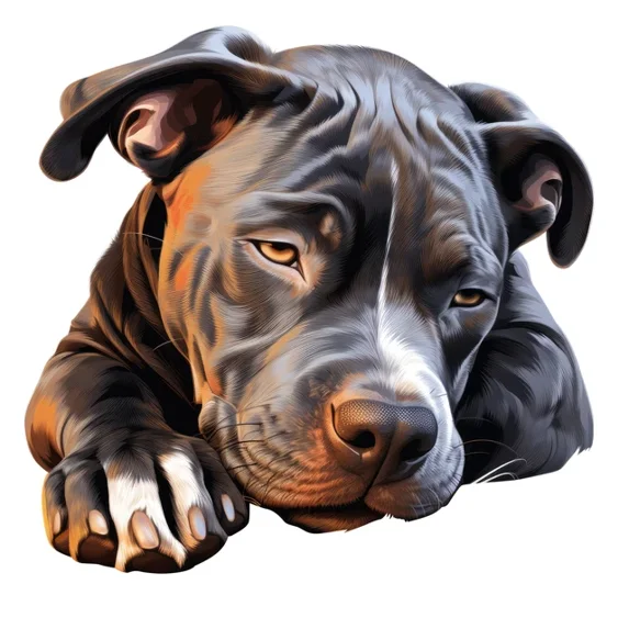 DOPASTICKER Cute Sleeping Dog Car Sticker Dogs Sticker Phone Sticker ...