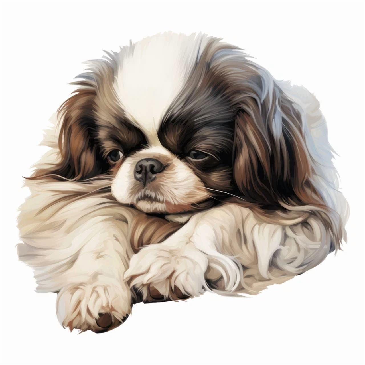 DOPASTICKER Cute Sleeping Dog Car Sticker Dogs Sticker Phone Sticker ...