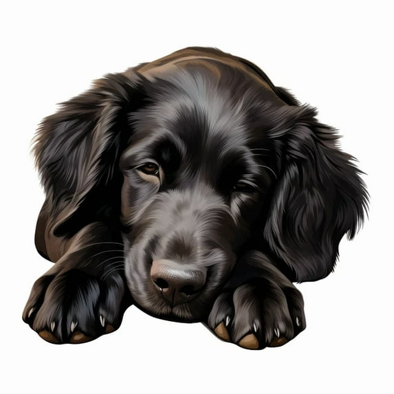 DOPASTICKER Cute Sleeping Dog Car Sticker Dogs Sticker Phone Sticker ...