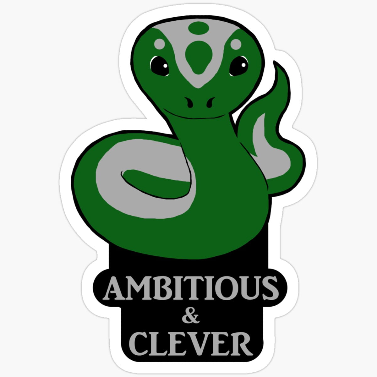DOPASTICKER Cute Snake Sticker. Gift You - Decorate Laptops, Water ...