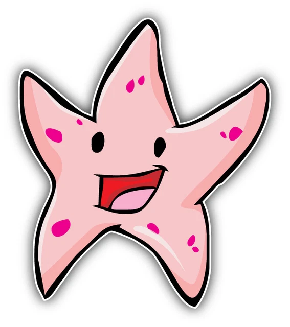 DOPASTICKER Cute Starfish Sticker Decal Phone Decal Water Bottle ...