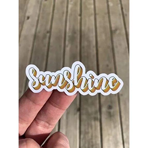 DOPASTICKER Cute Sunshine Sticker Phone Decal Water Bottle Stickers ...