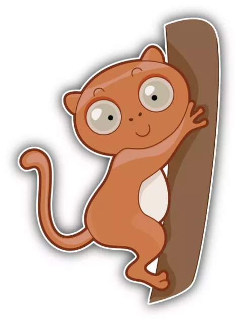 DOPASTICKER Cute Tarsier Sticker Decal Phone Decal Water Bottle ...