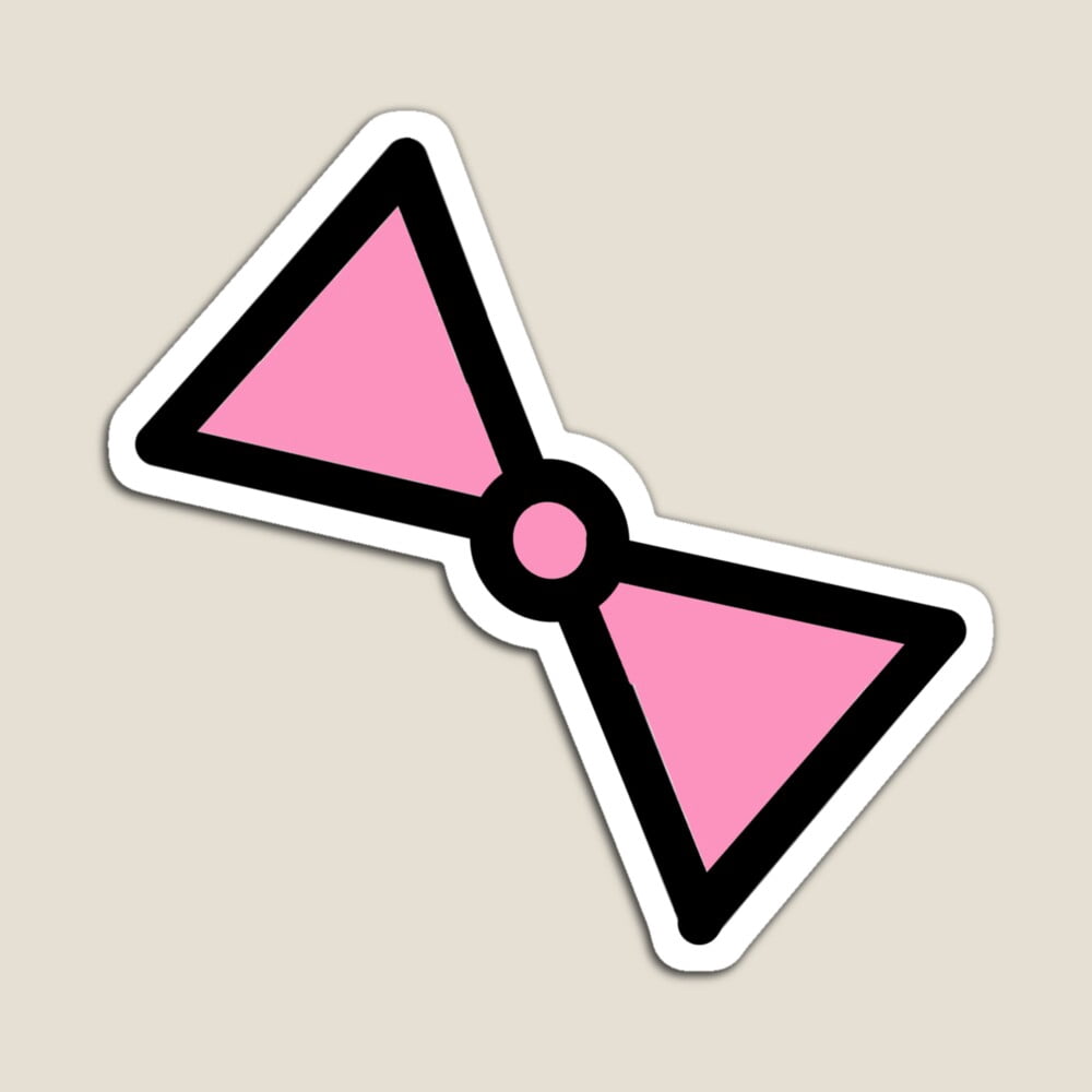 DOPASTICKER Cute Tilted Bow Decorative Laptop, Phone Stickers ...