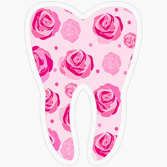 DOPASTICKER Cute Tooth Dentist Dental Assistant Hygienist Dentistry Th ...