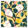 DOPASTICKER Cute White Hamsters On The Lemon Tree Sticker, Phone ...