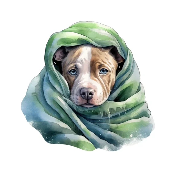 DOPASTICKER Cute Winter Dog Car Sticker Dogs Sticker Phone Sticker ...