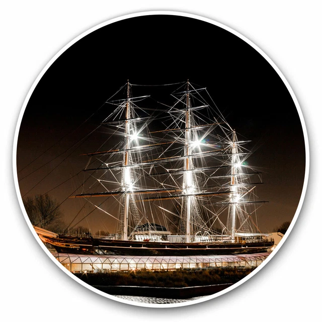 DOPASTICKER Cutty Sark Sailing Boat Ship Cool Gift Decorative Laptop ...