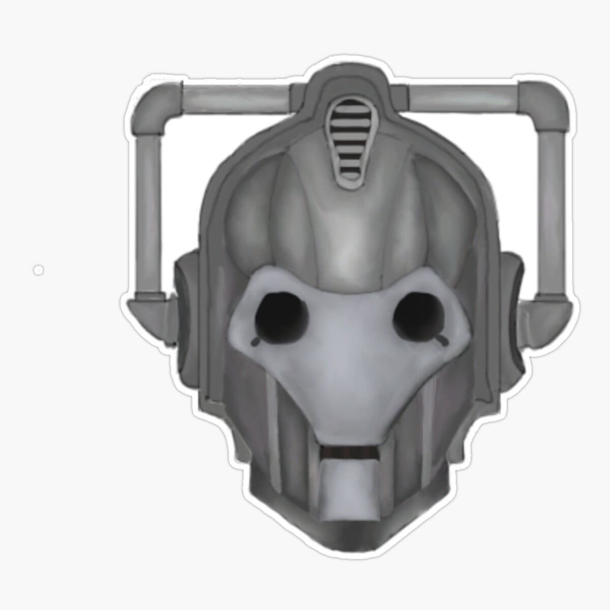 DOPASTICKER Cyberman Sticker, Phone Sticker Car Stickers, Birthday Gift ...