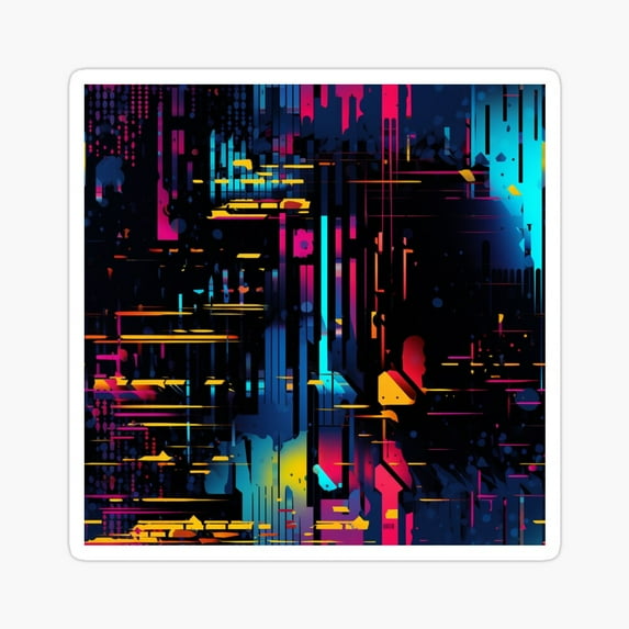 DOPASTICKER Cybernetic Series Vol. 01 Glossy Sticker Decorative Laptop ...