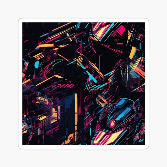 DOPASTICKER Cybernetic Series Vol. 01 Sticker Decorative Laptop, Phone ...