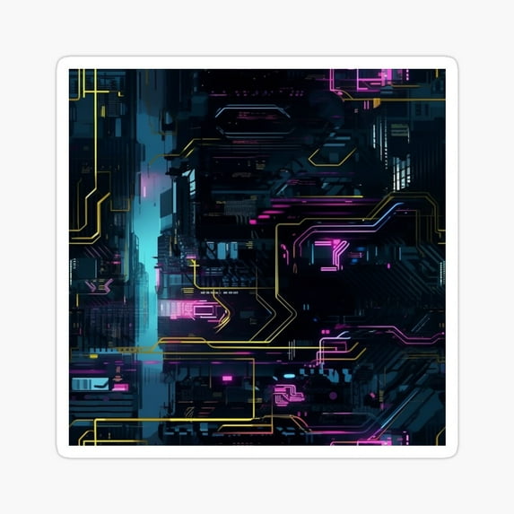 DOPASTICKER Cybernetic Series Vol. 01 Sticker Decorative Laptop, Phone ...