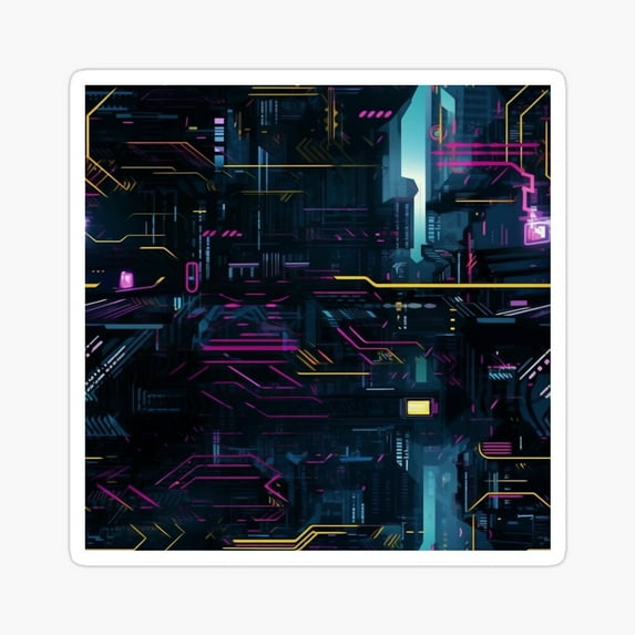 DOPASTICKER Cybernetic Series Vol. 01 Sticker Decorative Laptop, Phone ...