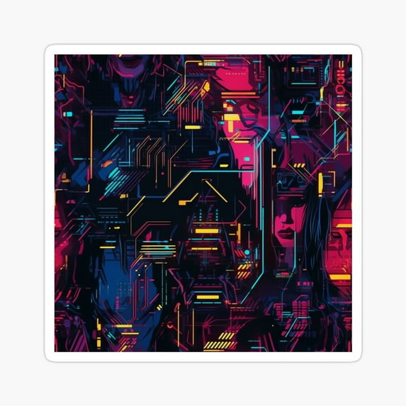DOPASTICKER Cybernetic Series Vol. 01 Sticker, Phone Sticker, Latop ...