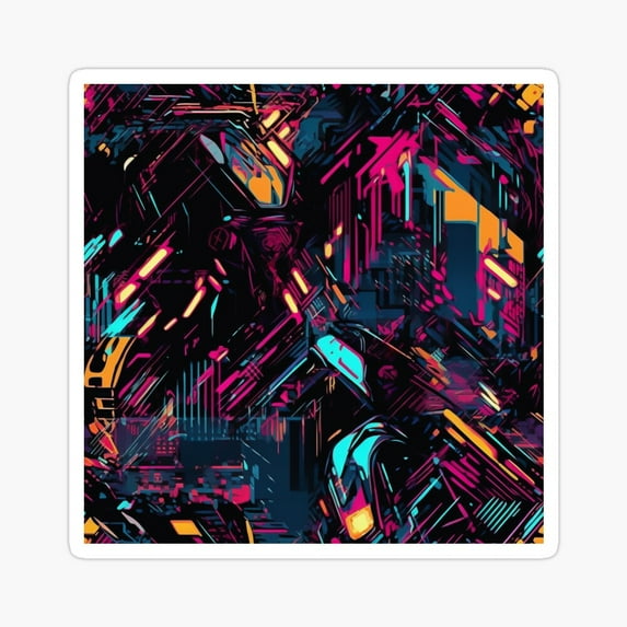DOPASTICKER Cybernetic Series Vol. 01 Sticker, Phone Sticker, Latop ...
