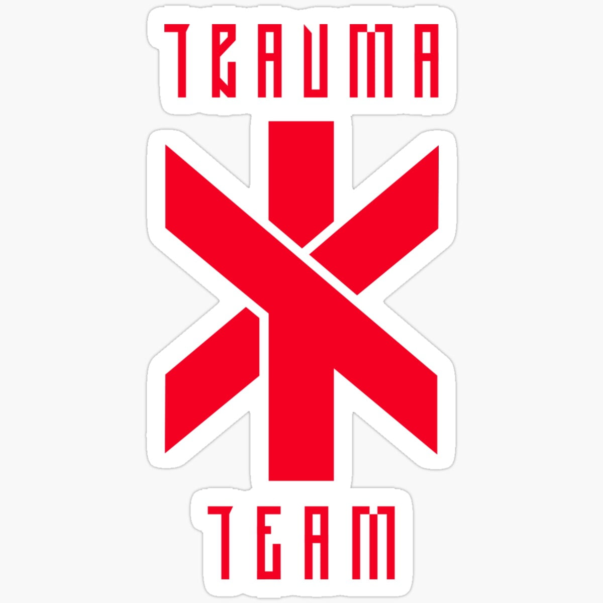 DOPASTICKER Cyberpunk Trauma Team Sticker. Gift You - Decorate Laptops, Water Bottles, And More ...