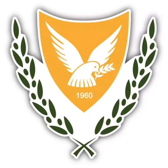 DOPASTICKER Cyprus Coat Of Arms Car Sticker Decal Phone Decal Water ...