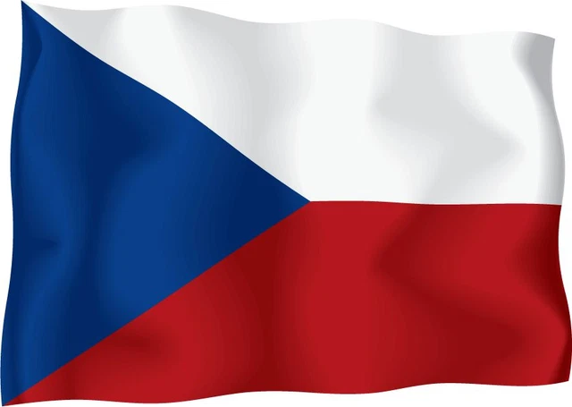 DOPASTICKER Czech Republic Flag Sticker Phone Decal Water Bottle ...