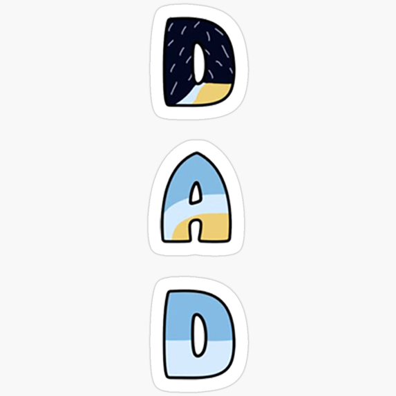 DOPASTICKER Dad Sticker Waterproof Sticker For Water Bottles, Laptops ...
