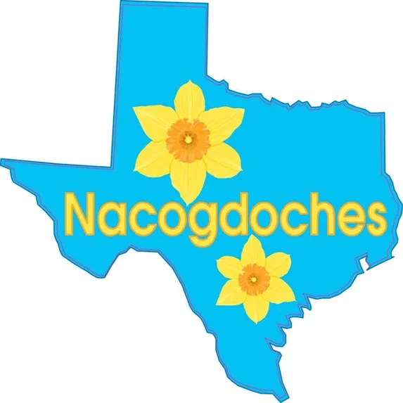 DOPASTICKER Daffodil Nacogdoches Texas Sticker Phone Sticker, Latop ...