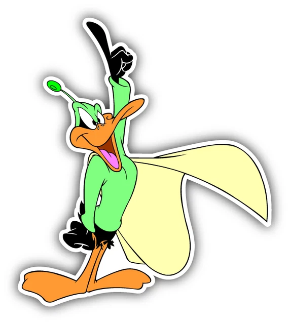 DOPASTICKER Daffy Duck Cloak Cartoon Car Sticker Decal Phone Decal ...
