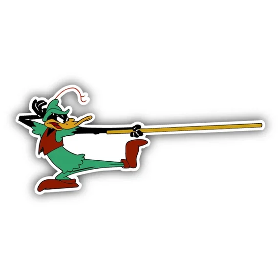 DOPASTICKER Daffy Duck Stick Cartoon Car Sticker Decal Phone Decal ...