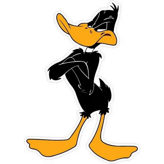 DOPASTICKER Daffy Duck Window Sticker Decorative Laptop, Phone Stickers ...